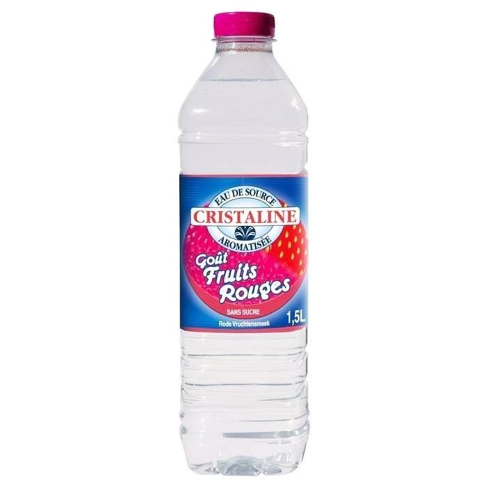 Cristaline Fruits Rouges 1,5L (lot de 12) - Cdiscount Au quotidien
