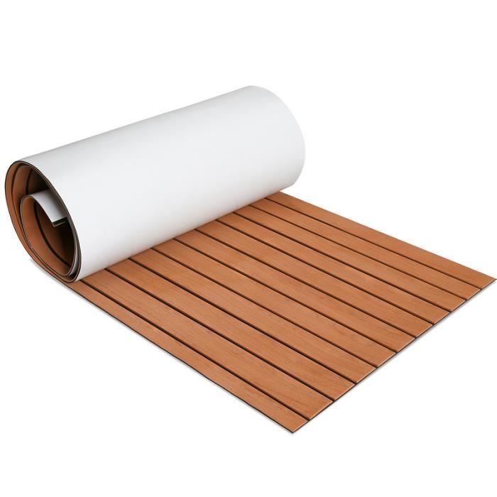 Einfeben Tapis de pont EVA Tapis de bateau en mousse Feuille de pont en ...