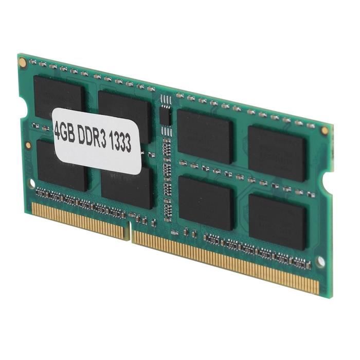 Mémoire RAM DDR3 Mémoire DDR3 4 Go pour Ordinateur Portable 1333 MHz ...