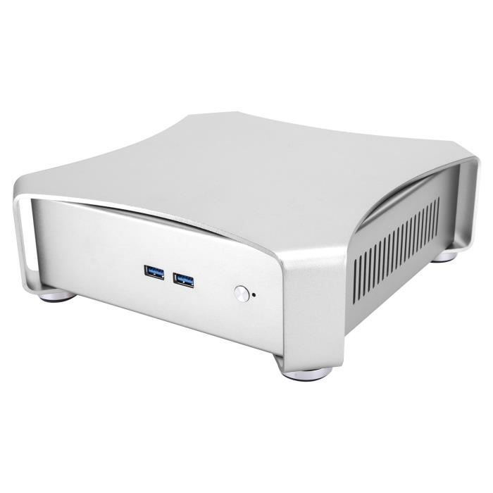 Fdit Boîtier PC USB3.0 Boîtier de Jeu PC en Aluminium Mini HTPC ITX ...