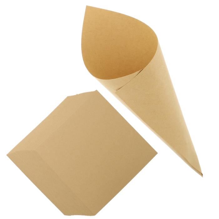 Mariage Pétale Papier Cône: 50Pcs Pétales de Fleurs Séchées Cônes Rose ...