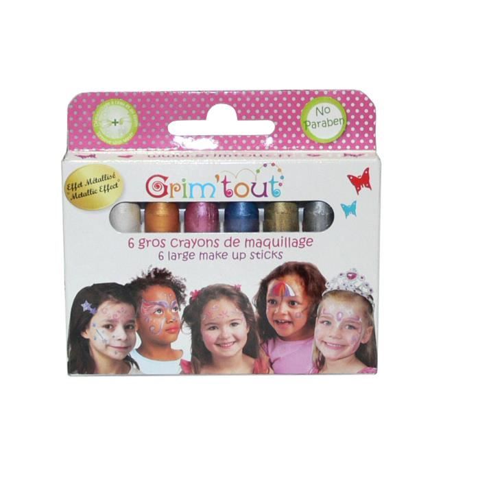 6 crayons de maquillage JUMBO - Couleurs prince... - Cdiscount Jeux ...
