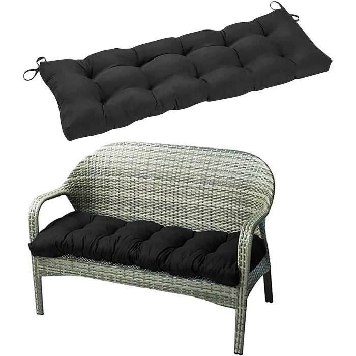 Coussin de Balançoire - HAOPYOU - Noir - 130x50 cm - Extérieur ...