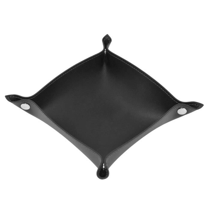 KIMISS plateau de valet Plateau en cuir design à la mode en cuir ...
