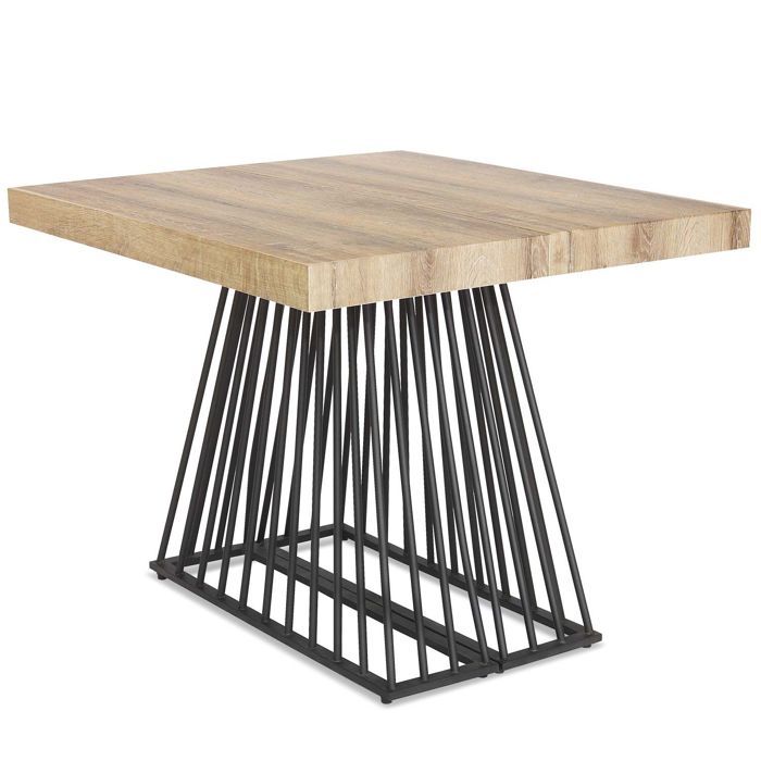 Menzzo - Table extensible Factory Bois Sonoma - Cdiscount Maison