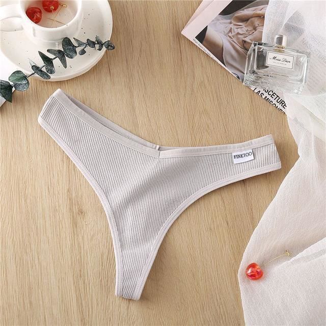Finetoo Culotte Sexy En Coton Pour Femme Sous Vêtements Taille Basse