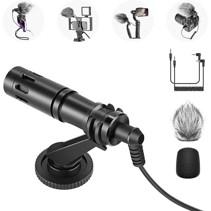 Neewer CM14 Microphone pour telephone,Mini microphone avec support de ...