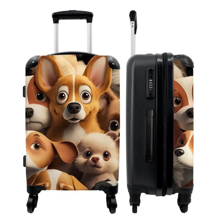 Valise NoBoringSuitcases.com® - Bagage léger - 4 roues - 90 Litres ...