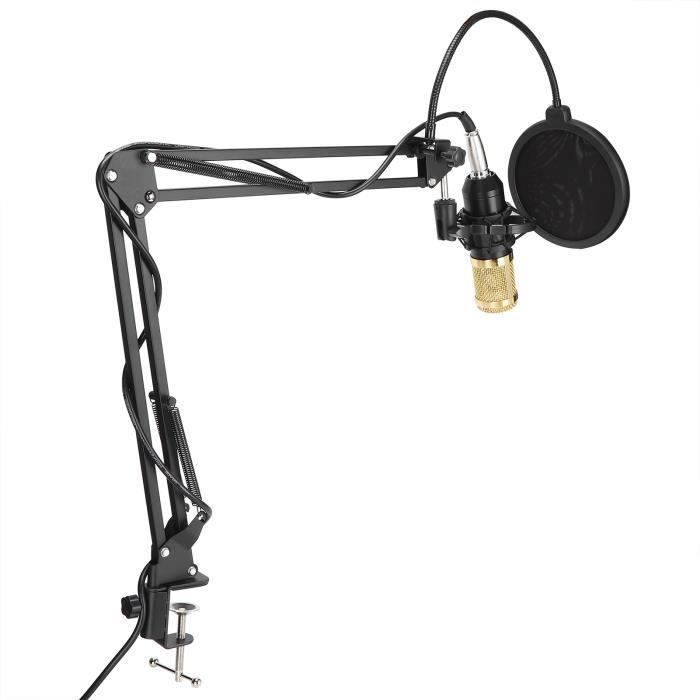 SALUTUYA Microphone à condensateur de studio Ensemble de Microphones à ...