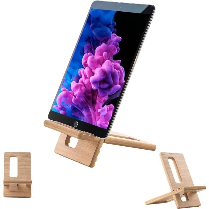 Support De Tablette En Bois (Bois) - Support De Charge Pour Tablette ...