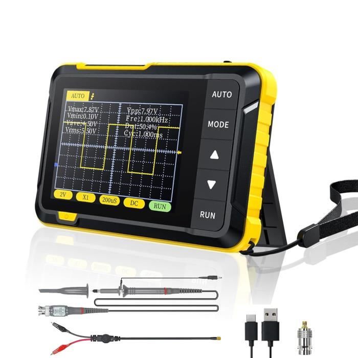 Oscilloscope Portatif,Oscilloscope 400V 200 Khz 2,5 Ms-S Oscilloscope À ...