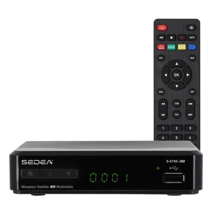 SEDEA Récepteur décodeur satellite S-6700 HD - Cdiscount TV Son Photo
