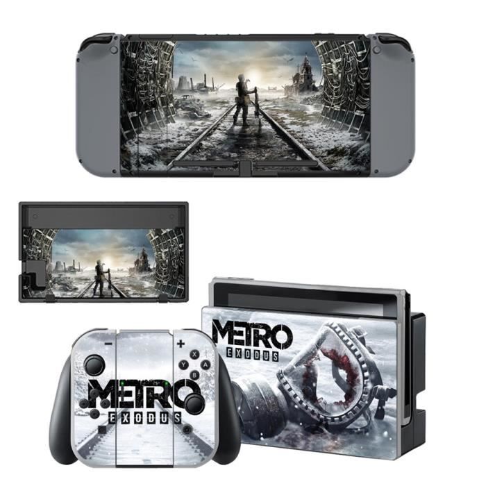 Sticker pour Nintendo Switch, Metro Exodus Kit Autocollant Skin ...
