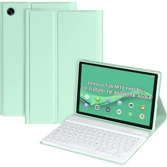 Clavier Pour Lenovo Tab M10 Fhd Plus 10.3 Avec Étui Clavier Espagnol Ñ ...