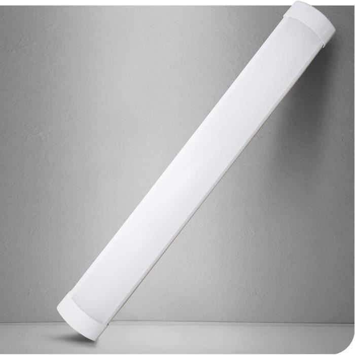 Neon LED 16W 1800lm 0.6m 6500K Reglette LED IP40 Plafonnier Néon Tube ...