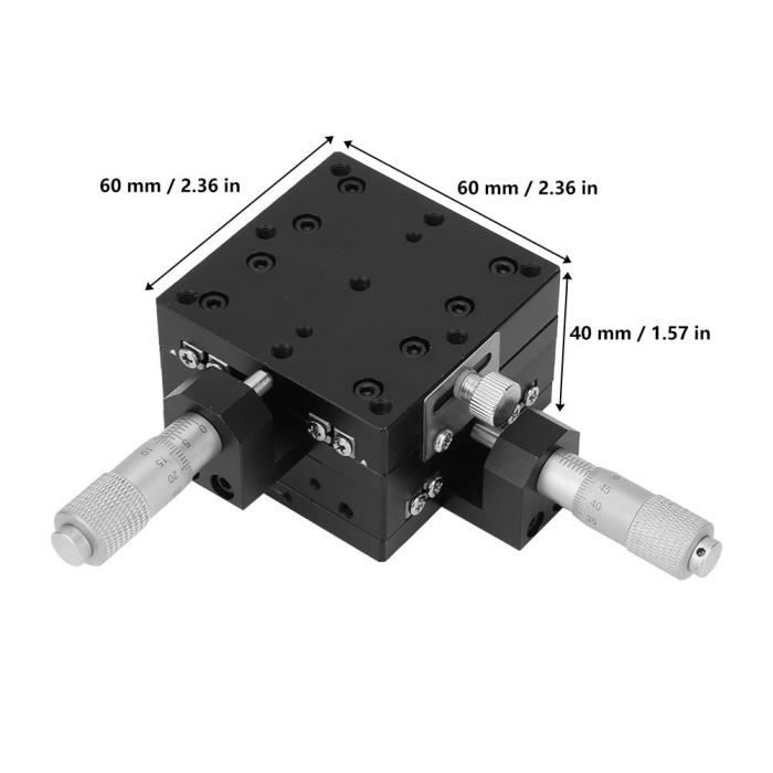 VBESTLIFE étape linéaire XY Xy Table Coulissante Portant la Plate-forme ...