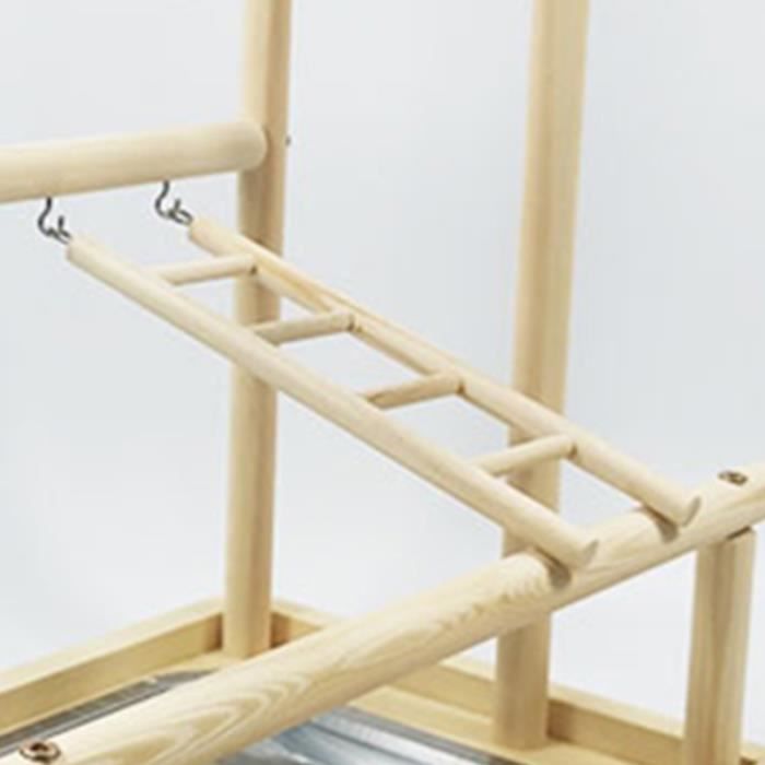 VGEBY support de jeu pour perroquets Aire de jeux pour oiseaux en bois ...