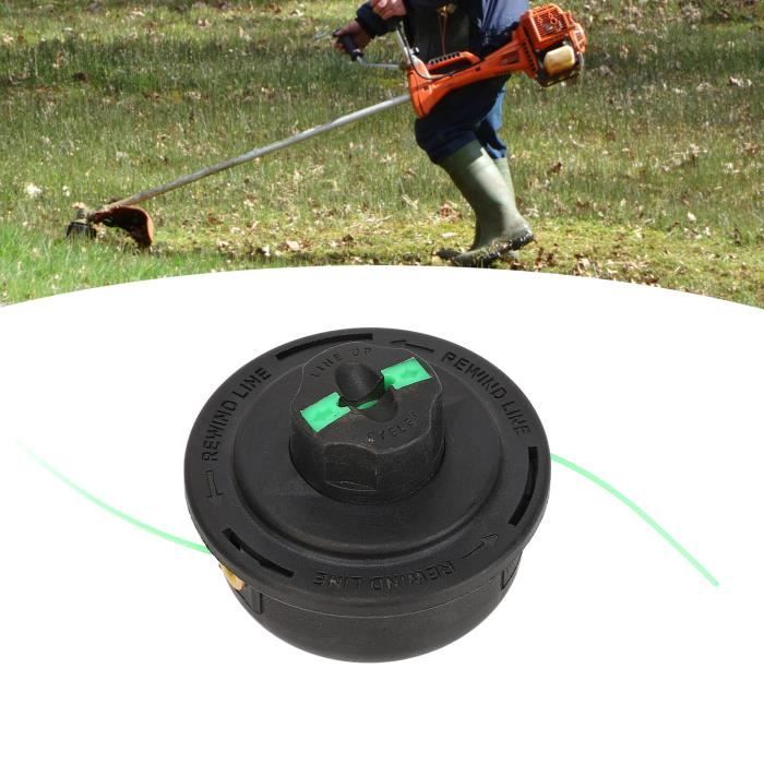 VGEBY tête de coupe de tondeuse à gazon VGEBY Tête de coupe-herbe Tête de Tondeuse en Plastique ...