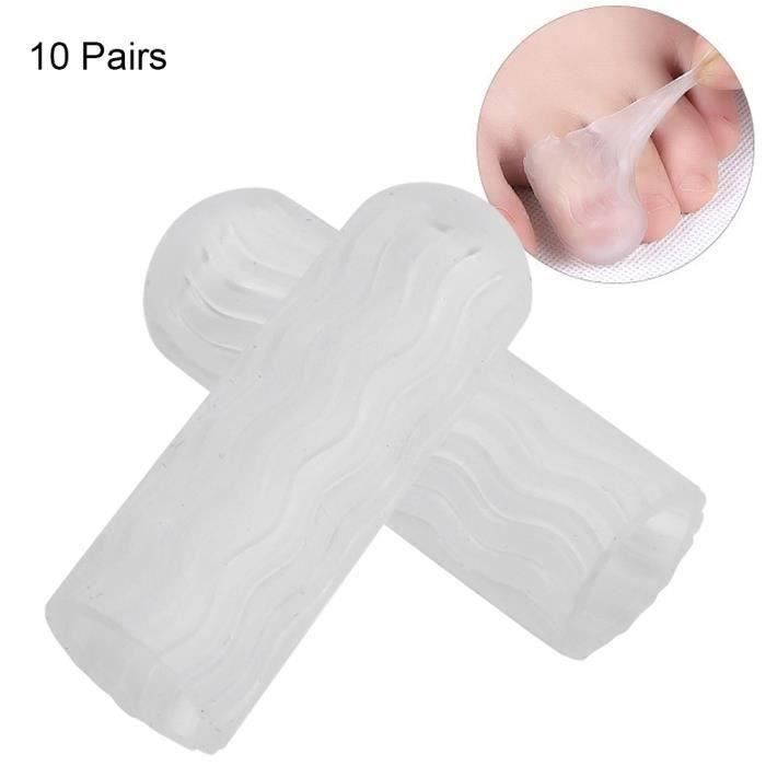 Persist-Protège-orteils 10 Paires Protecteur de Couvre-Orteils ...