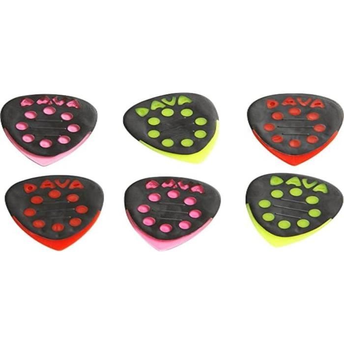 Dava® »Grip Tips Combo« Médiators Pour Guitare - Hang Bag Avec 6 Pièces ...