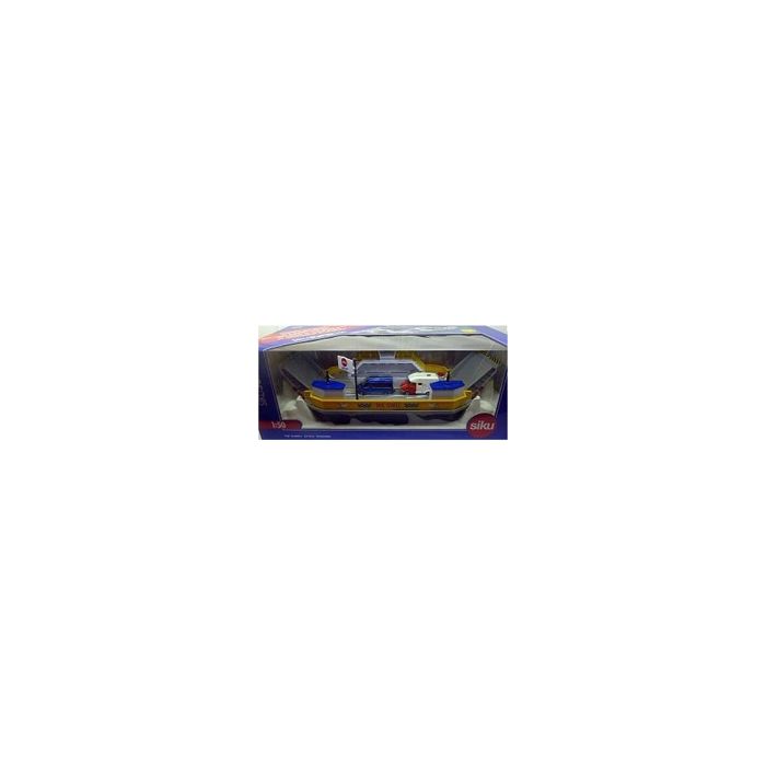 Ferry SIKU 1750 - Métal/Plastique Jaune/Gris - Inclus 2 Voitures-jouets ...