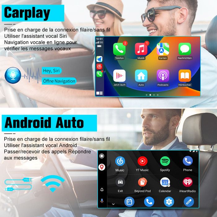AWESAFE Autoradio Android 13 2Go+32Go pour BMW E46 Série 3 M3 Rover 75 ...