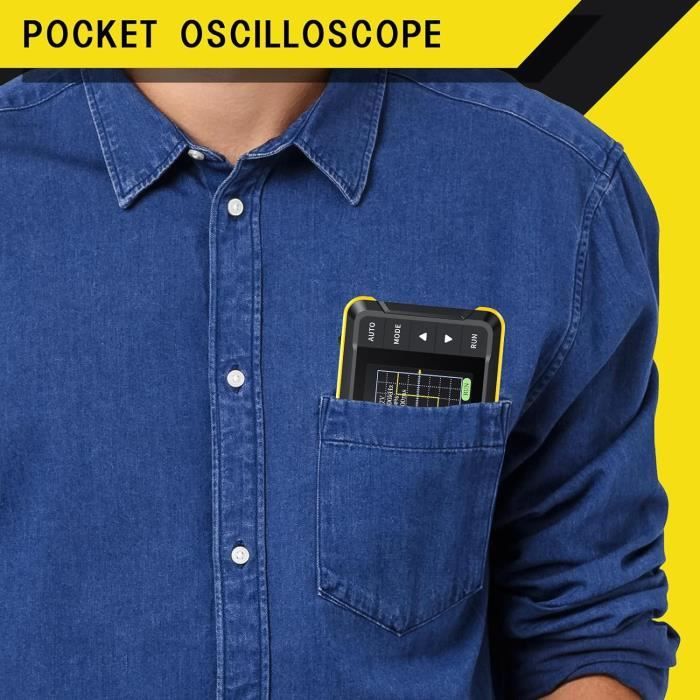 Oscilloscope Portatif,Oscilloscope 400V 200 Khz 2,5 Ms-S Oscilloscope À ...