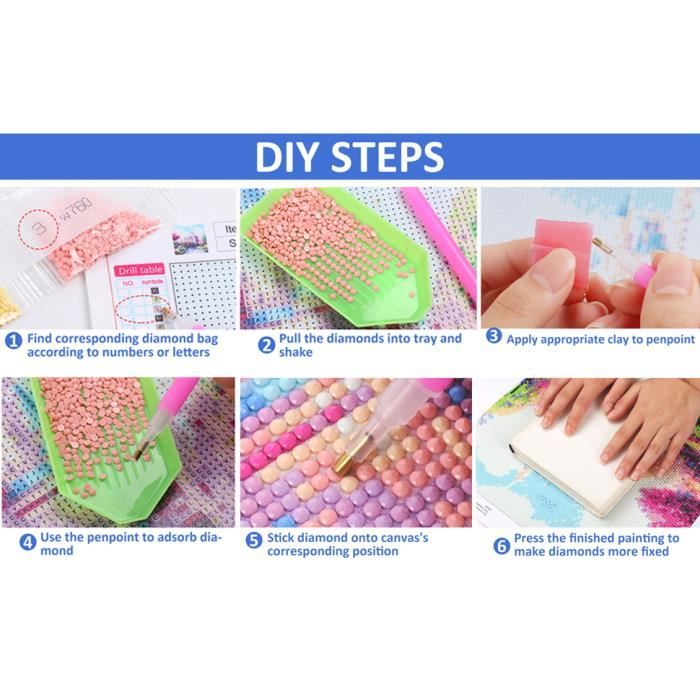 KQZX-250 Ffddd Dark Shadow, 3D Adult Diy Diamond Painting By Number Kit ...