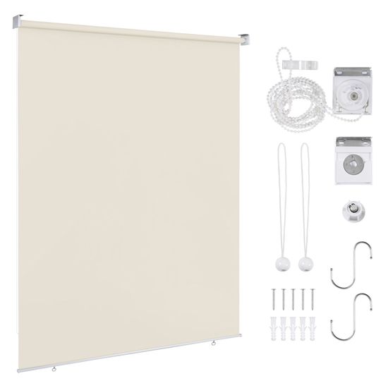 Ikodm Store vertical enrouleur extérieur pour terrasse ou balcon ...