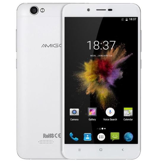 Smartphone Amigo X15 3G Android6.0 5.5″1GB RAM 8GB ROM 4000mAh Blanc ...