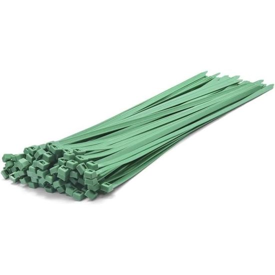 Lot de 100 attaches de câble multi-usage en nylon de qualité supérieure ...