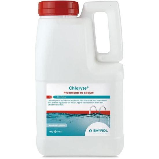 BAYROL Chloryte 3,3 kg - Chlore Non stabilisé - granulés purs d ...