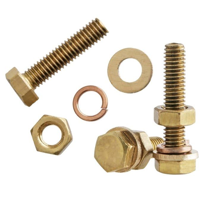 Laiton Vis Boulons Écrous Et Rondelles Assortiment Kit Avec Boulons ...
