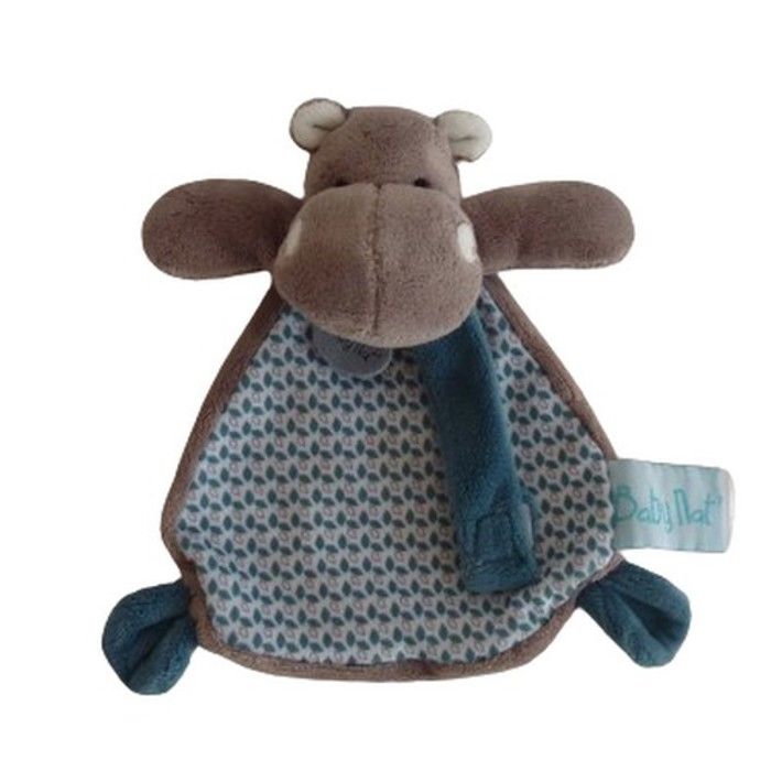 Doudou hippopotame Bazile et Zoé BN0568 Baby'Nat - Cdiscount Puériculture & Eveil bébé