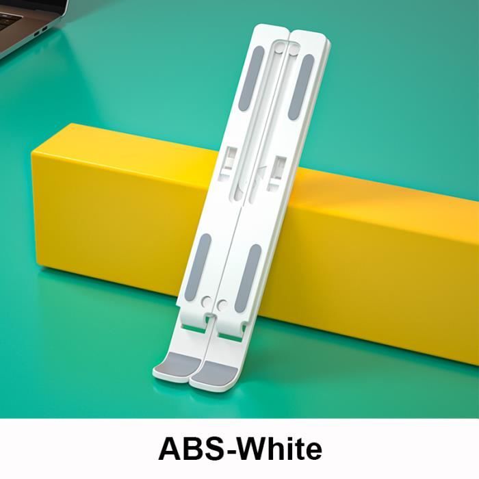 ABS Blanc - Support PC Portable Support'ordinateur Portable réglable ...