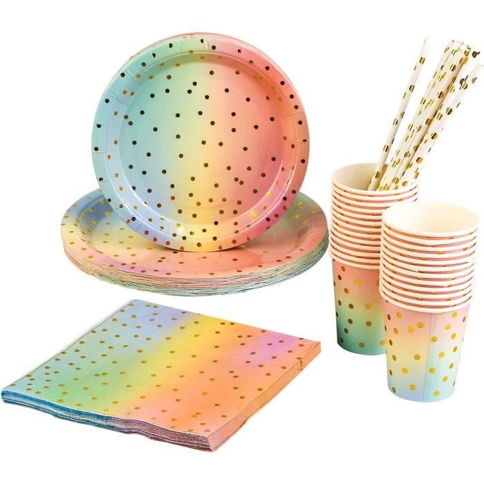 Vaisselle Jetable Anniversaire