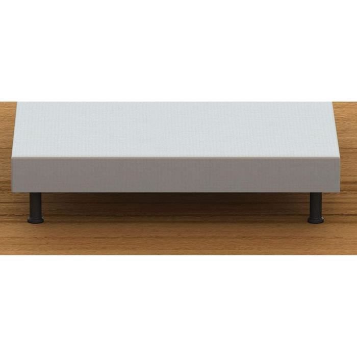 Pied De Lit Pour Adulte - 4 Pieds Sommier Tapissier Métal Noir Mat 15 ...