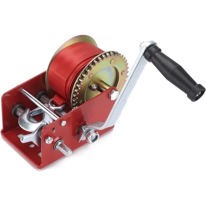 Treuil manuel, treuil manuel 2500lbs-3750lbs en acier a3 avec sangle en ...
