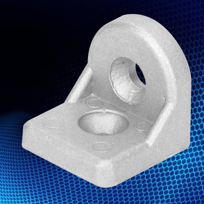 Qiilu Support d'angle en aluminium en forme de L 10pcs Support d'Angle ...