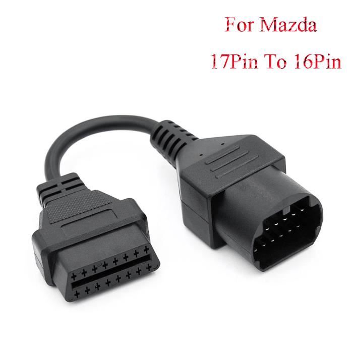 17pin pour Mazda - Adaptateur De Diagnostic Obd2 12 Broches Pour Gm, Pour Opel, Honda, Kia ...