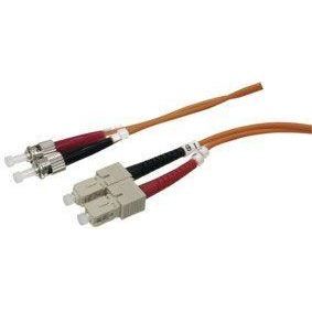 Cordon fibre optique multimode - DEXLAN - ST/SC - 5 m - Connecteurs ...