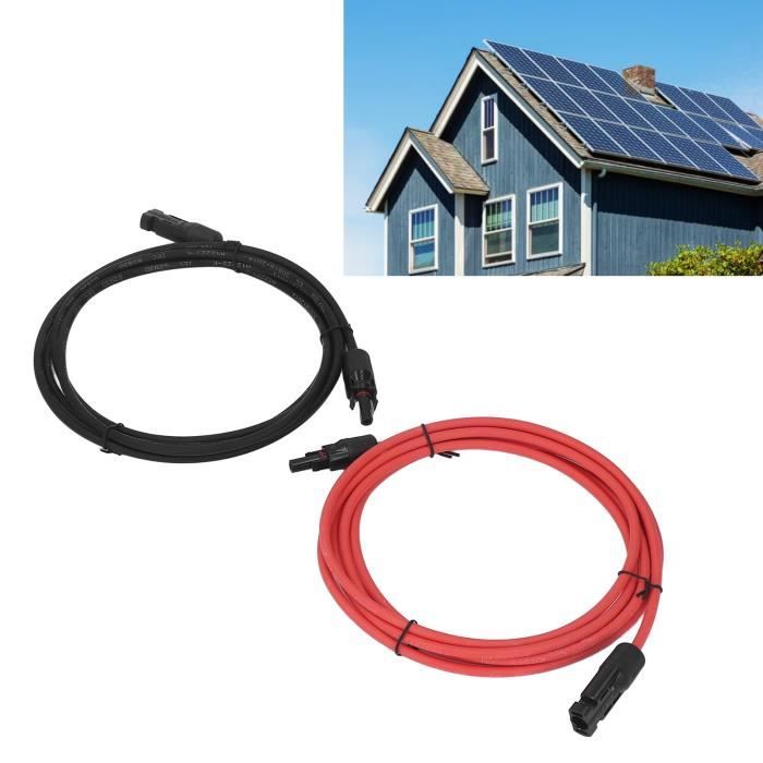 Câble Solaire 10 Awg Câble De Panneau Solaire, Câble D'Extension ...