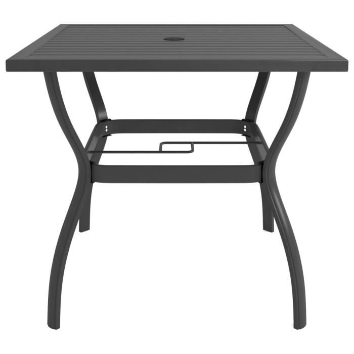 BAO Table de jardin Anthracite 81,5x81,5x72 cm Acier - 7803471733322 ... BAO Table de jardin Anthracite 81,5x81,5x72 cm Acier - 7803471733322 ...