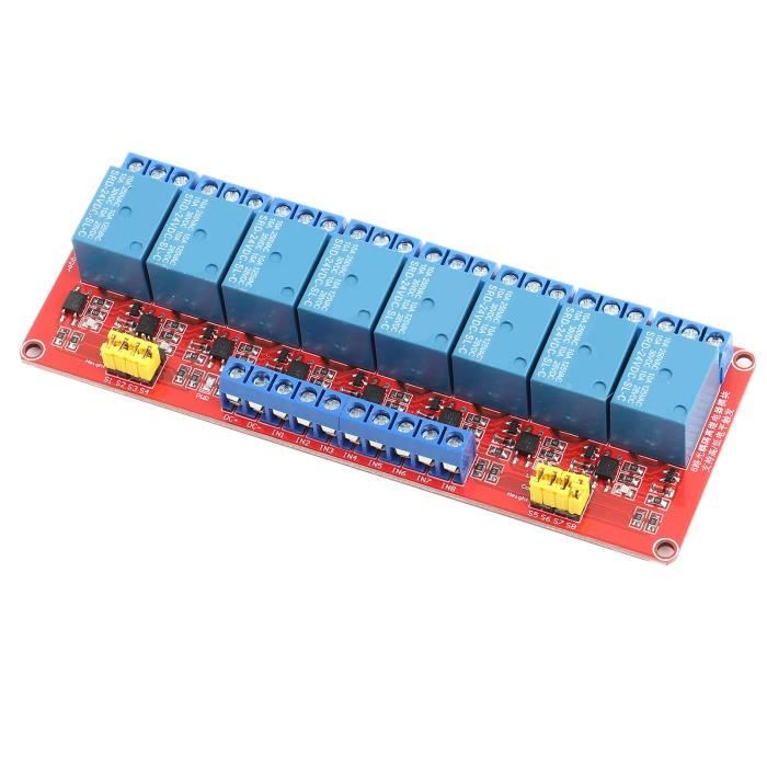 GOTOTOP Module relais 8 canaux Carte de module de relais à optocoupleur ...