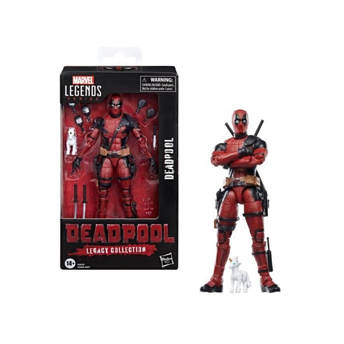 Figurine - HASBRO - Deadpool - 15cm - 10 accessoires - 20 points d ...