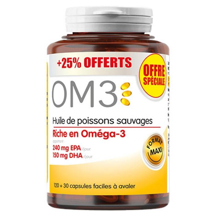 Complément alimentaire à l'huile de poissons sauvages - 120 capsules ...