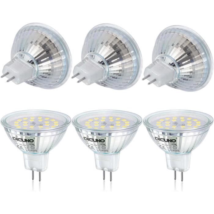 Ampoule Led Gu5 3 Mr16 5w Blanc Froid 6000k Non Dimmable 12v