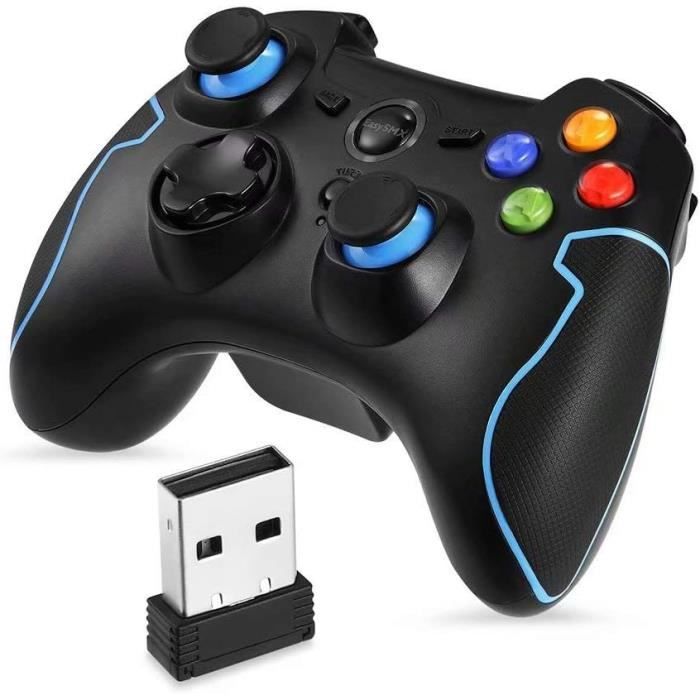 Sans Fil Manette Usb Gamepad Controller De Jeu Compatible Avec Pc ...