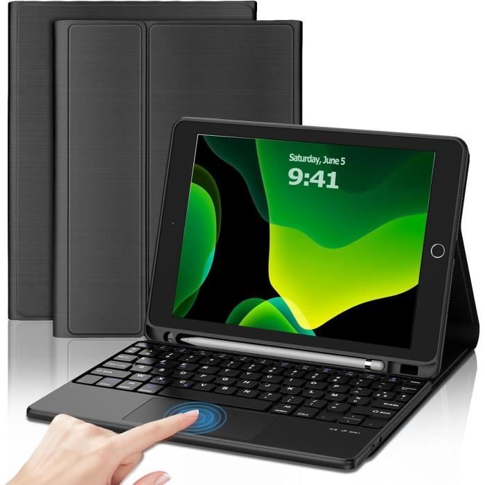 Clavier Pour Ipad 9Ème Génération - Azerty Clavier Avec Trackpad Pour ...