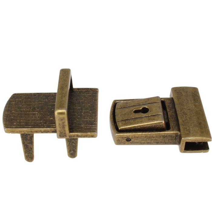 36mm x 28mm Fermoir en métal Boucle Tuck Lock verrouillage du pouce ...